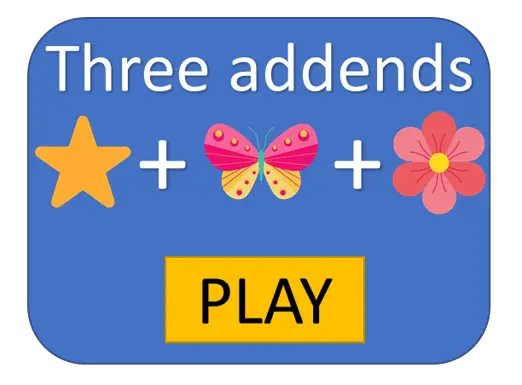 TWO AND THREE ADDEND ADDITION GAME - BusyPreschooler.com