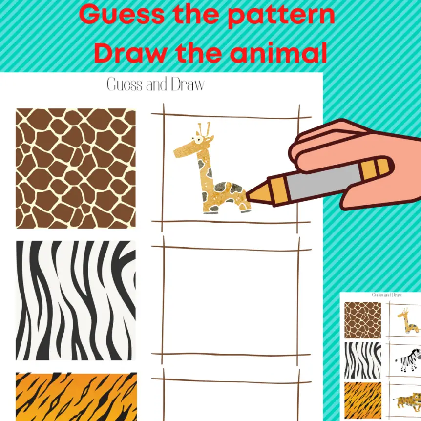 GUESS THE PATTERN WORKSHEET - BusyPreschooler.com