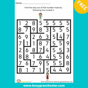 IDENTIFY NUMBERS 1-3 | MATH GAME FOR KIDS - BusyPreschooler.com