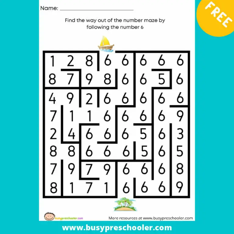IDENTIFY NUMBERS 1-3 | MATH GAME FOR KIDS - BusyPreschooler.com