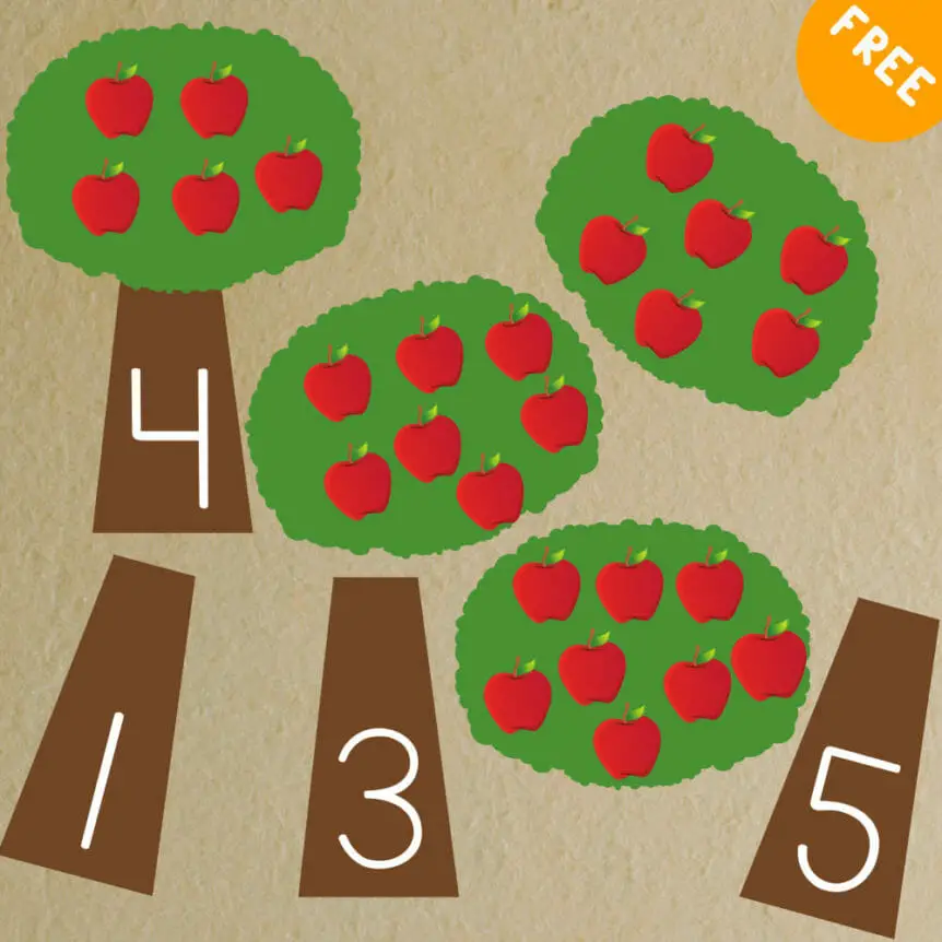 COLOR MATCHING CLIP CARDS – FRUITS - BusyPreschooler.com