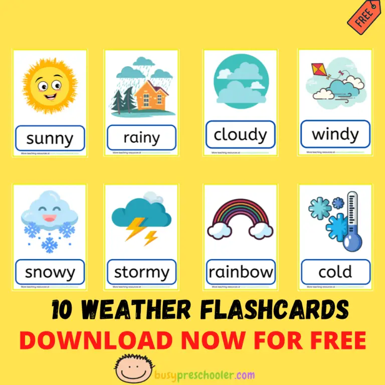 FREE COLORS FLASHCARDS - BusyPreschooler.com